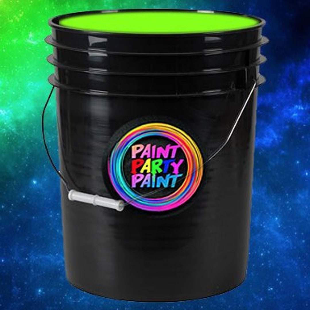 BLACKLIGHT PARTY PAINT - Splash Party, Color Run, Blacklight Glow Party ...