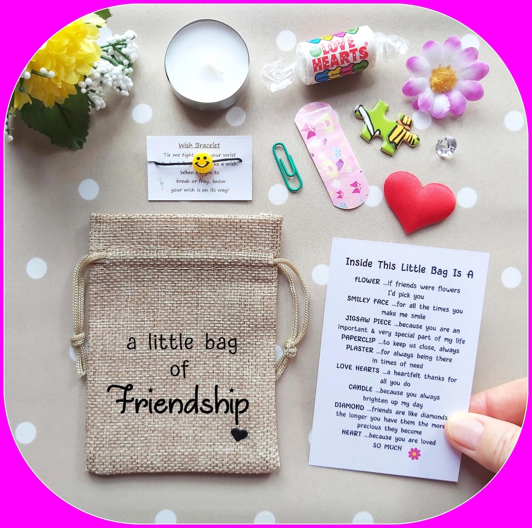 Little Bag of Friendship, Friendship Gift, Gift for Friend, Friends ...