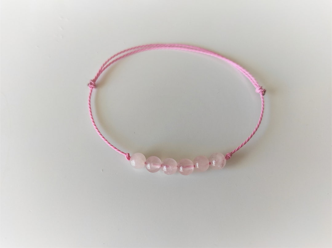 Bracelet Adjustable Drawstring Sliding Man Woman Beads Natural Stone ...