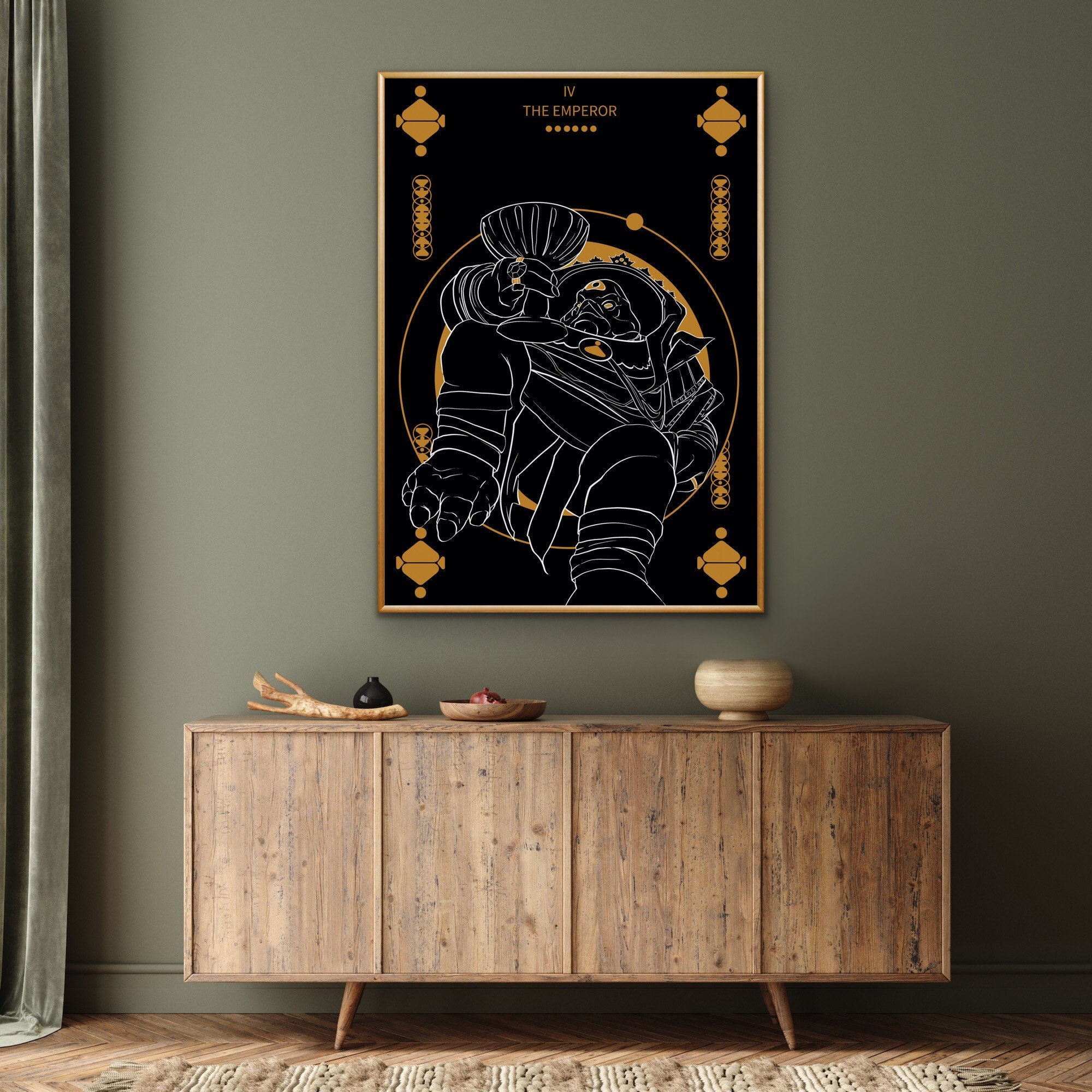 Emperor Calus Illustration Poster Wall Art Unframed - Etsy