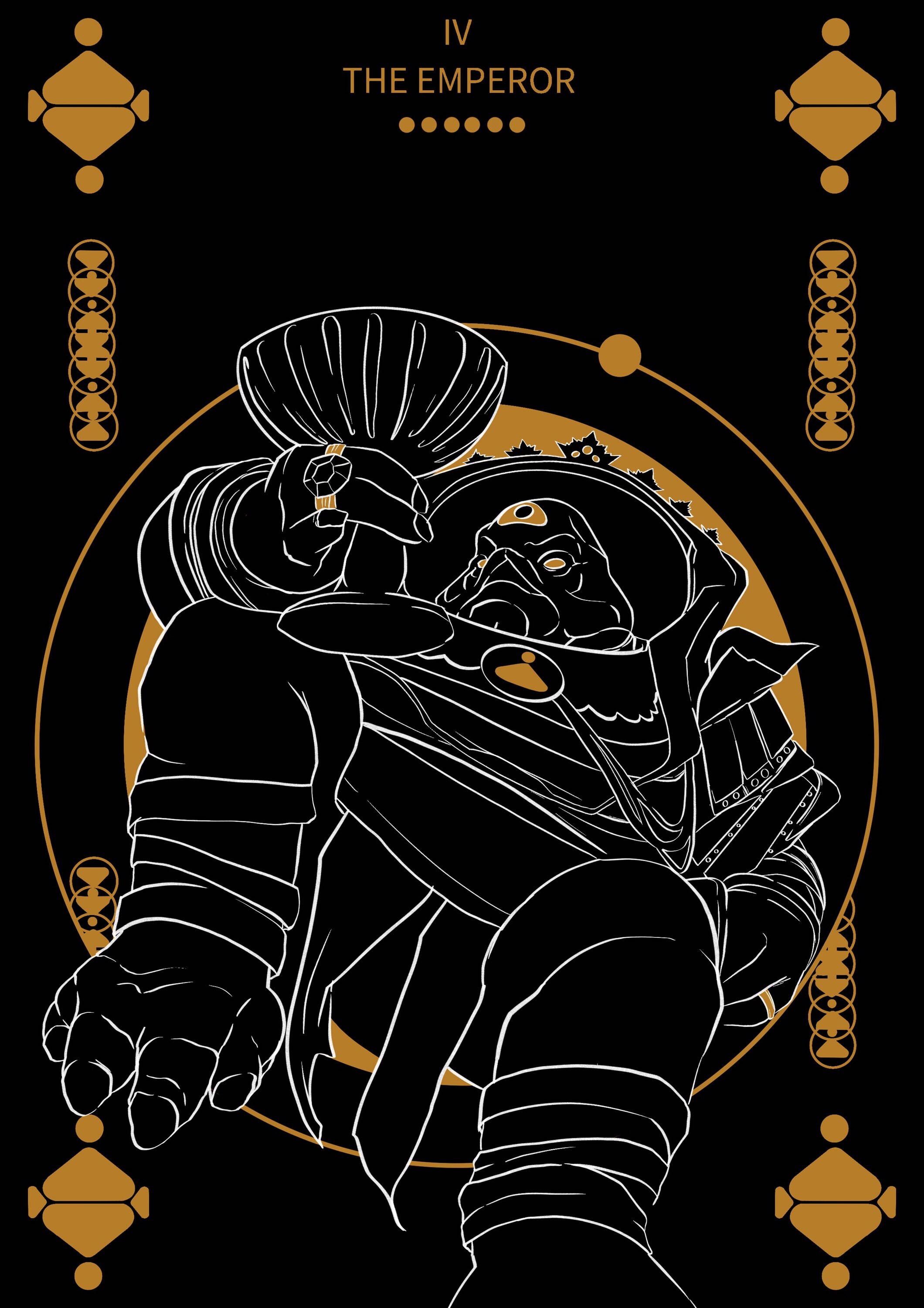 Emperor Calus Illustration Poster Wall Art Unframed - Etsy