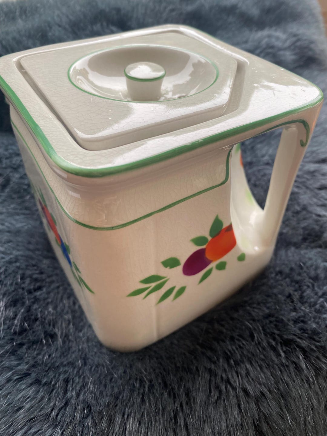 Art Deco Cube Teapot. - Etsy