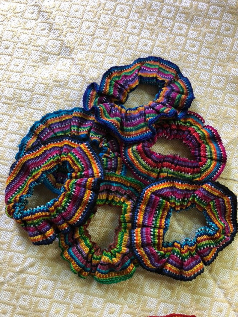 Mexican Scrunchie, Hair Accessory, Handmade Scrunchie, Scrunchies ...
