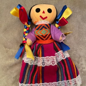 Mexican Doll, Mexican Rag Doll, Maria Mazahua Doll, Muñeca Mexicana ...