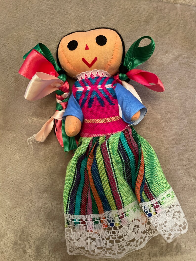 Mexican Doll, Mexican Rag Doll, Maria Mazahua Doll, Muñeca Mexicana ...