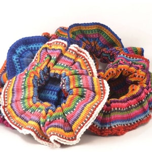 Mexican Scrunchie, Hair Accessory, Handmade Scrunchie, Scrunchies ...