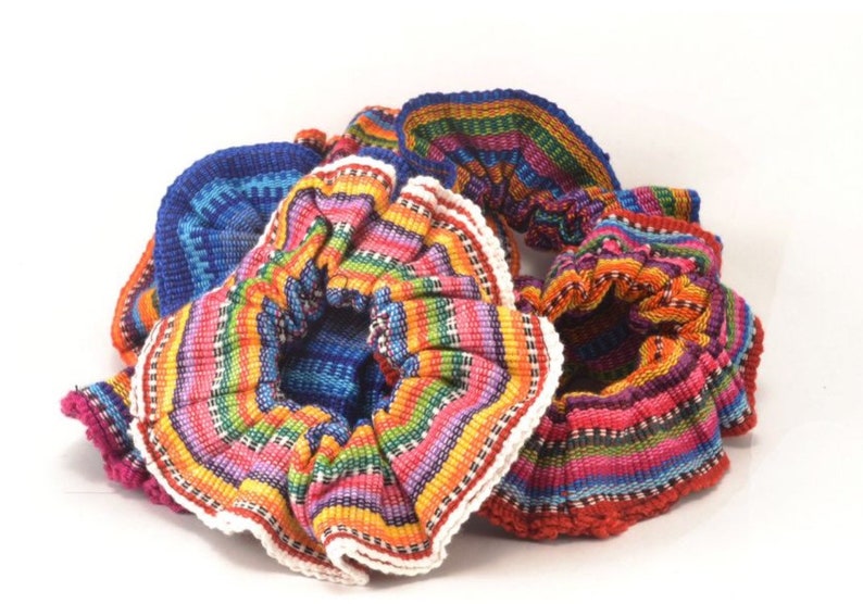 Mexican Scrunchie, Hair Accessory, Handmade Scrunchie, Scrunchies ...