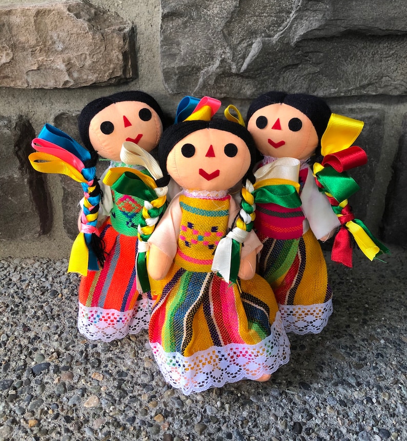 Mexican Doll Mexican Rag Doll Maria Mazahua Doll Muñeca - Etsy