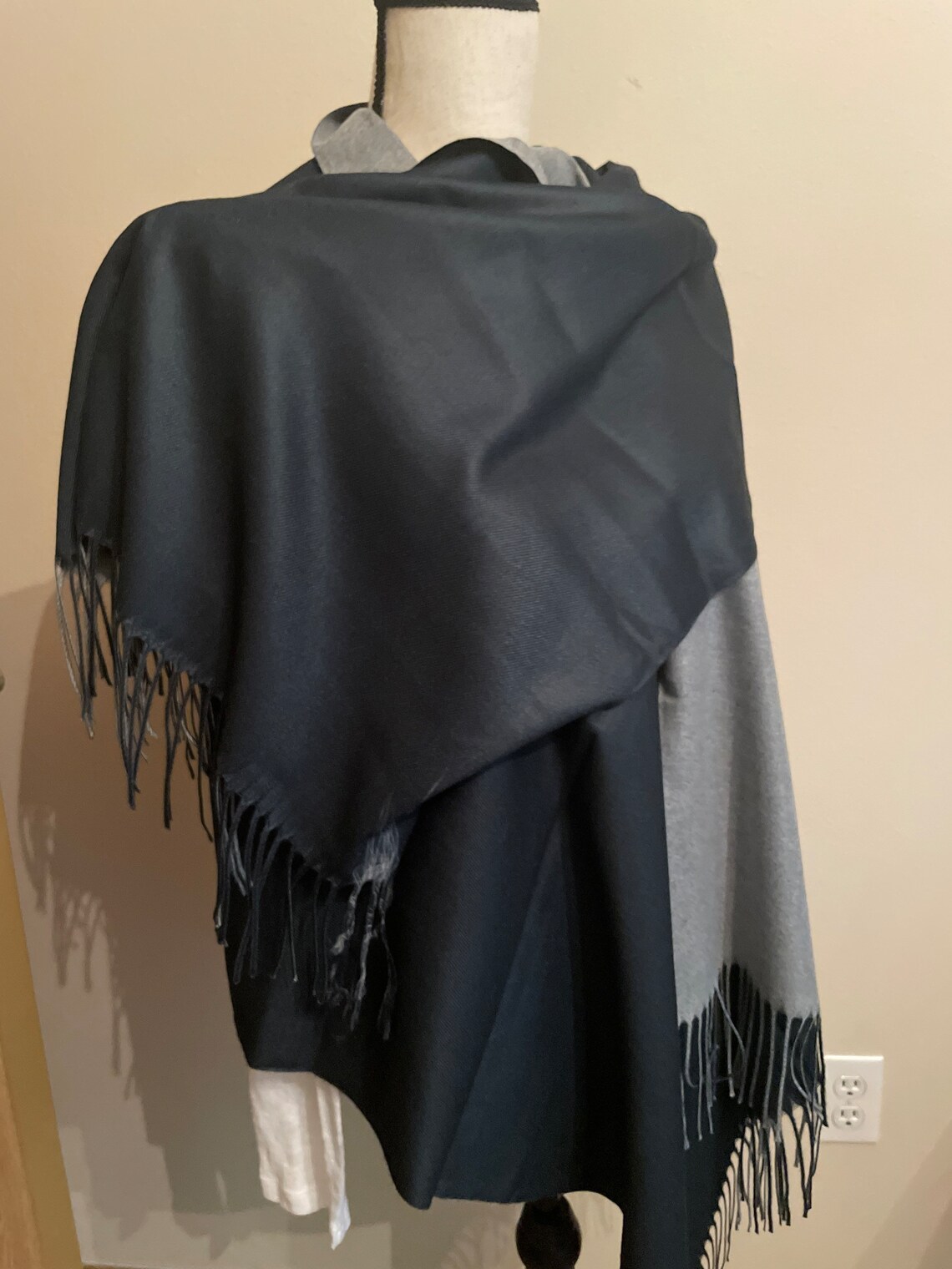 Rebozo Mexicanoreversible Rebozo Mexican Rebozo Black and - Etsy