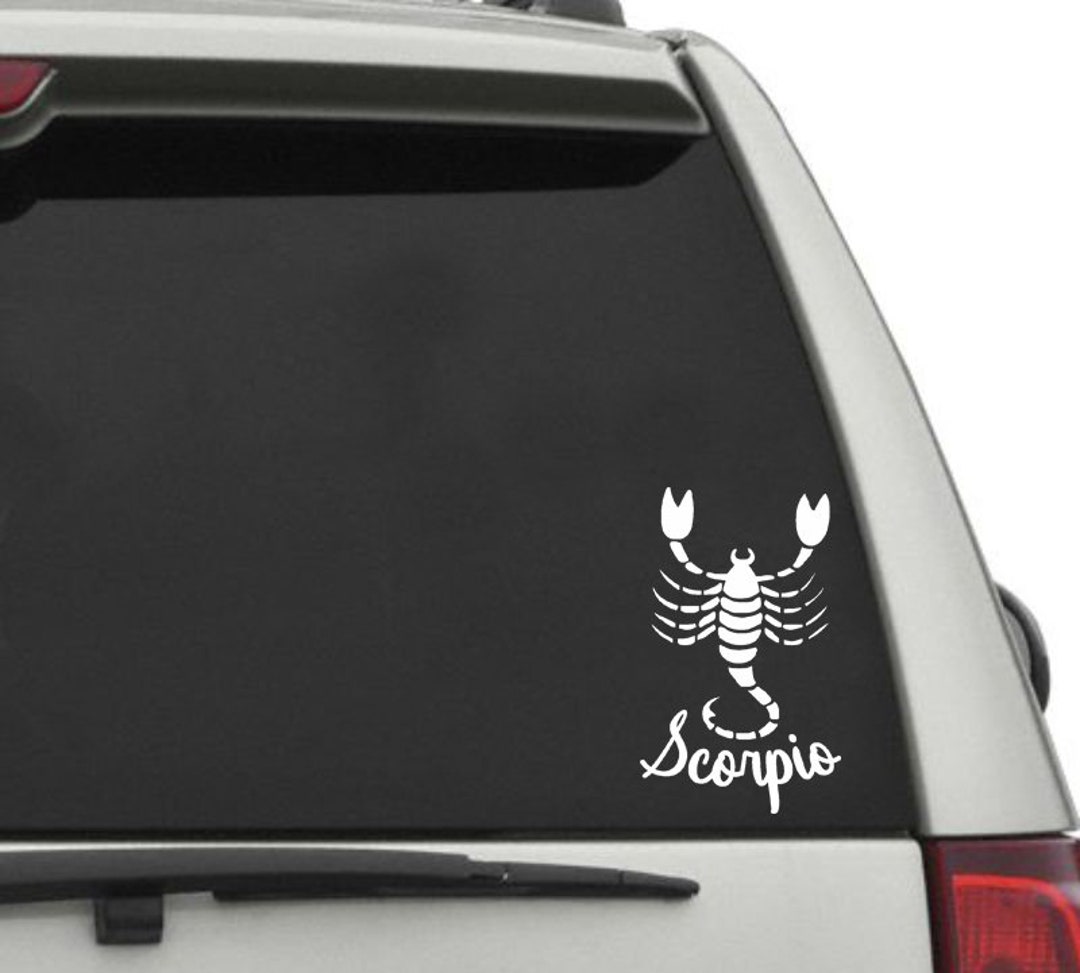 Scorpio Zodiac Sign Sticker Decal - Etsy
