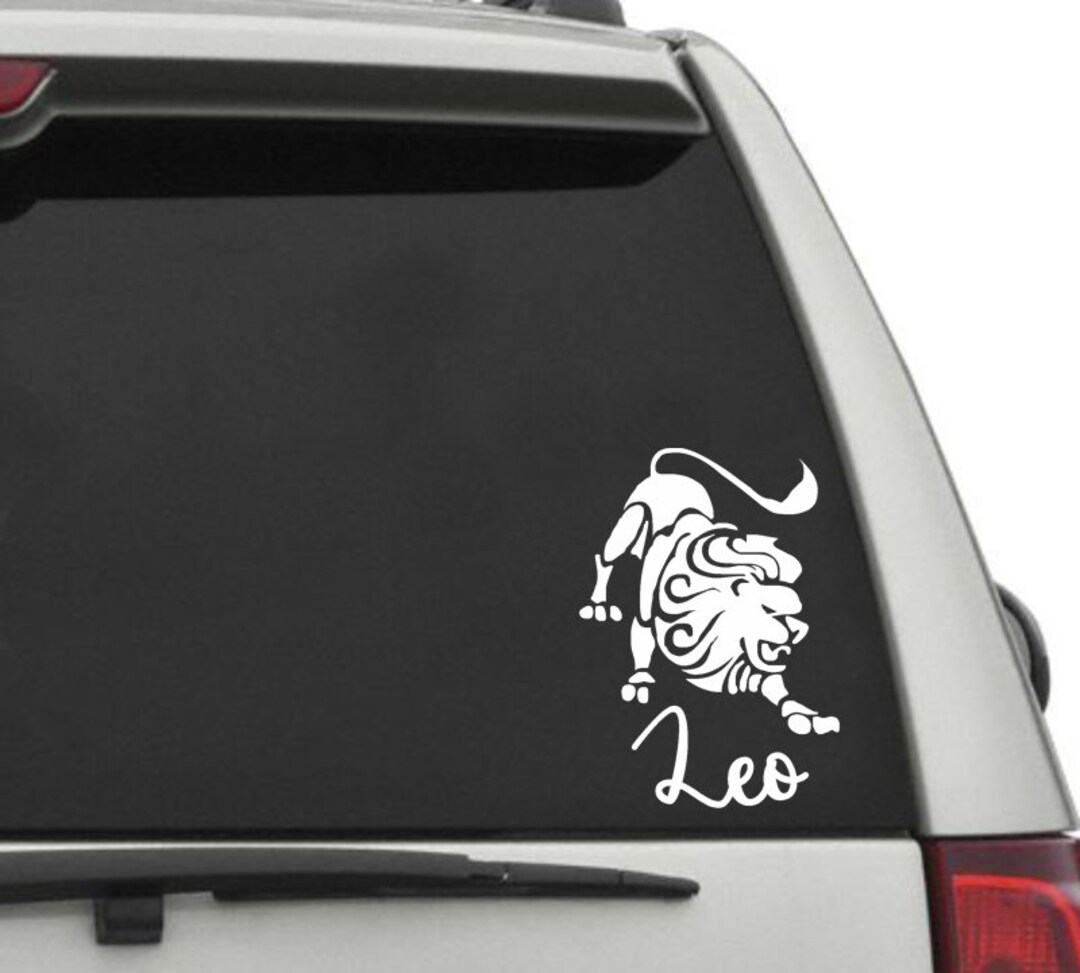 Leo Zodiac Sign Sticker Decal - Etsy