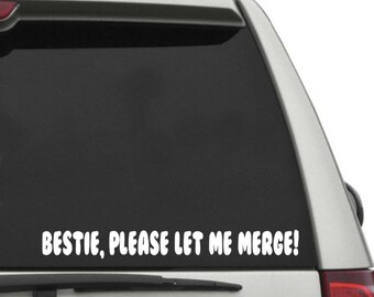 Car Decal Let Me Merge - Etsy Ireland
