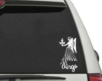 Virgo Symbol Decal Sticker Virgo Sign Sticker Car Laptop Yeti Decal ...