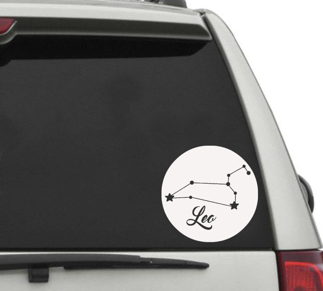 Leo Constellation Zodiac Sticker Decal - Etsy