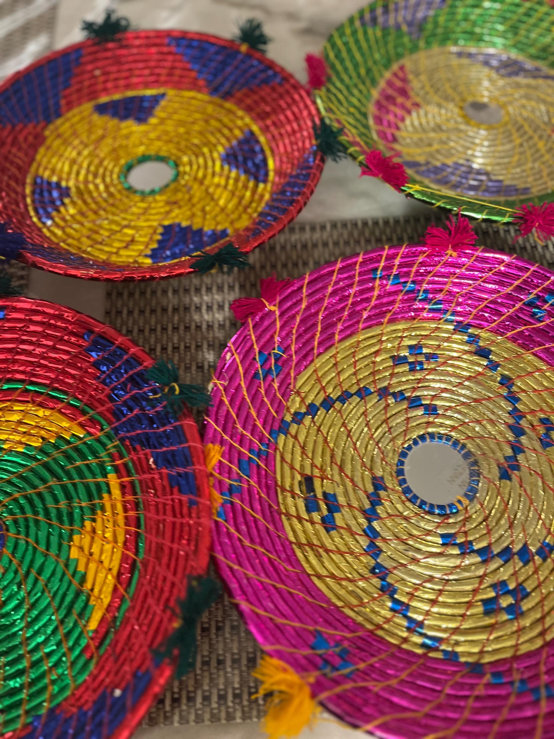 Colorful Wedding Plate: Indian Pakistani Sangeet Mehndi Decor - Etsy