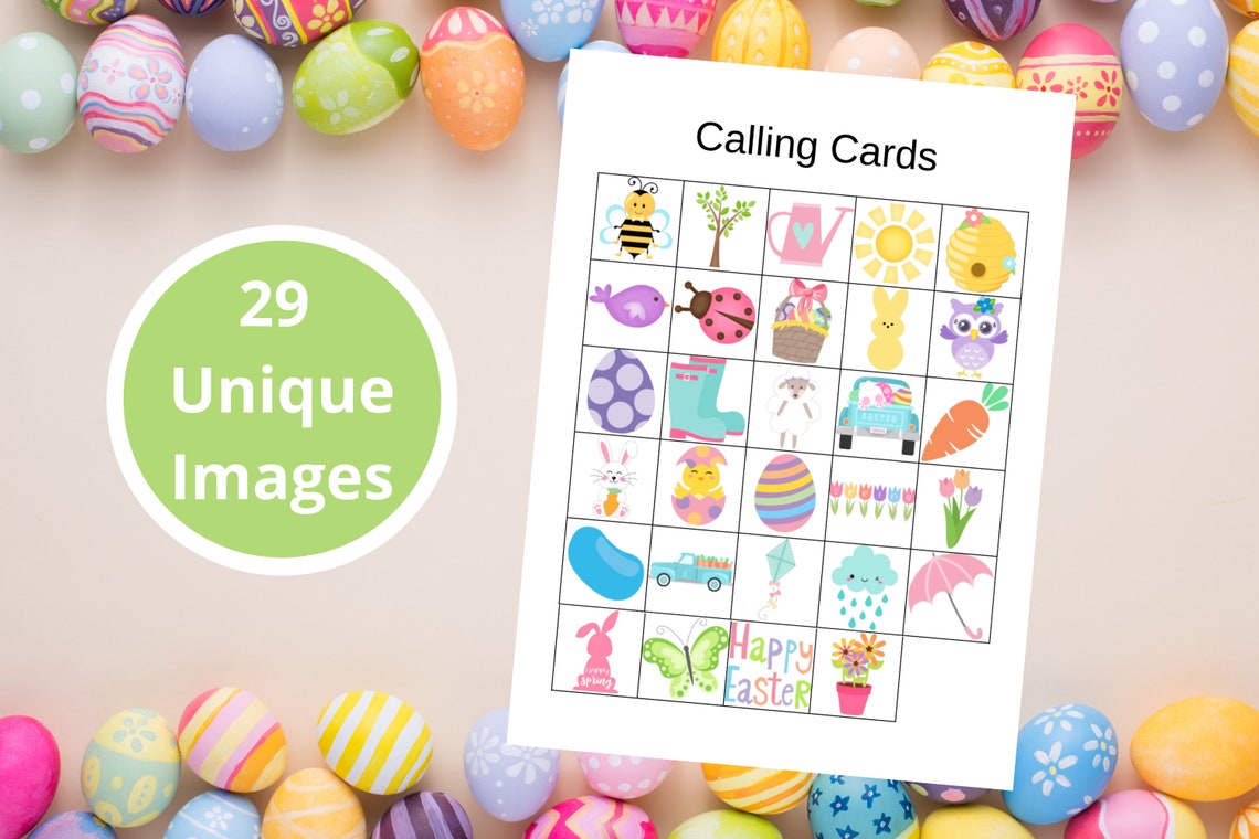 Easter Bingo | Easter Activities | Easter Party Game | Spring Bingo ...