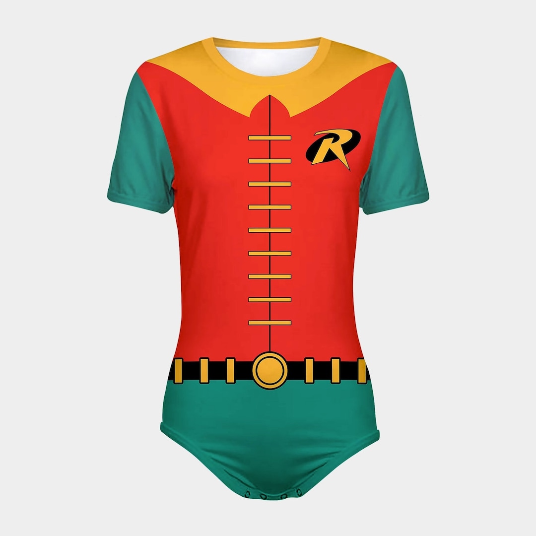 ABDL Robin Costume Snap-crotch Bodysuit - Etsy