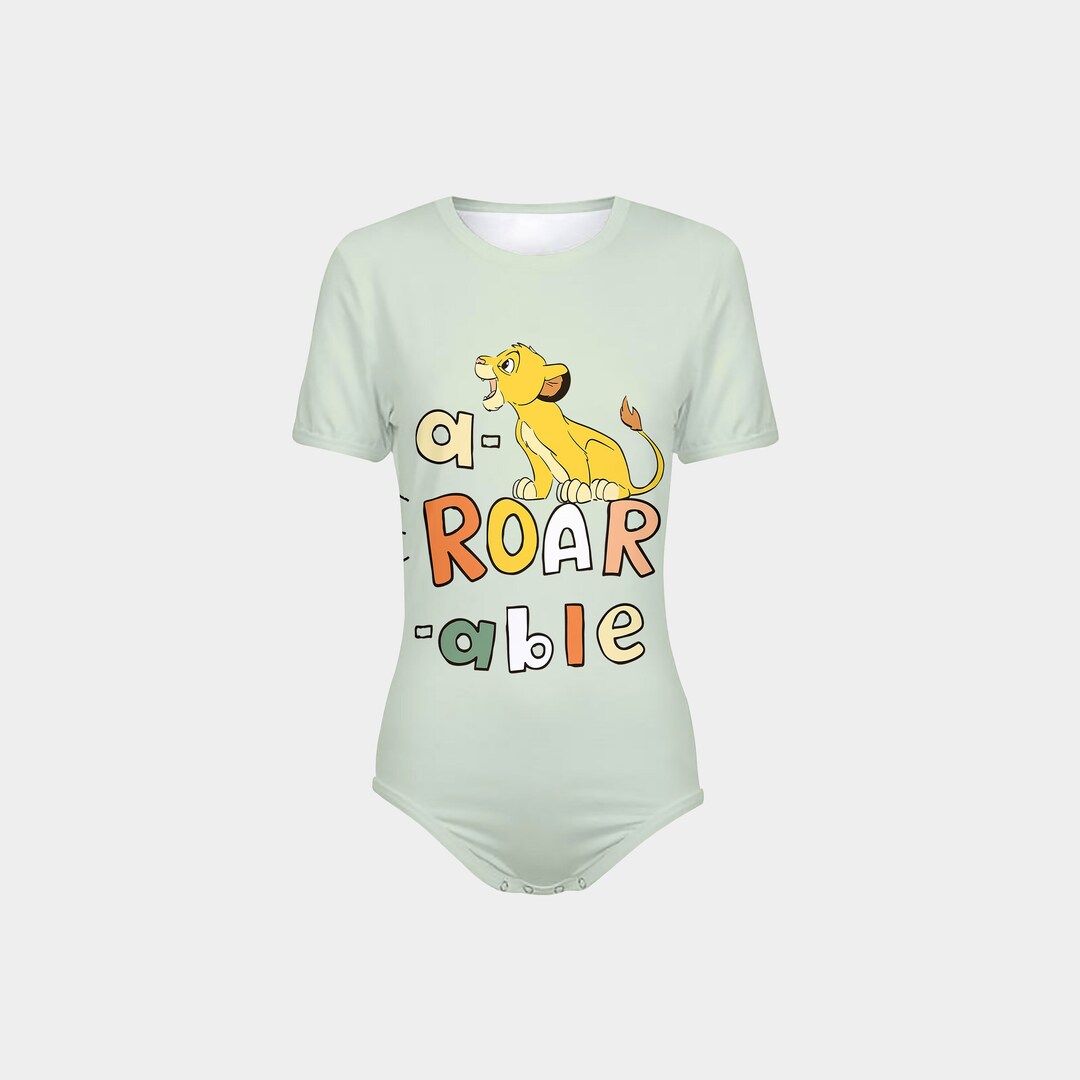 ABDL A-roar-able Snap-crotch Bodysuit - Etsy