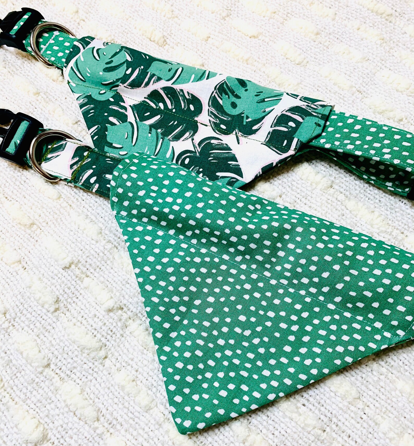 Personalized Dog Bandana/ Custom Dog Accessories/ Green - Etsy