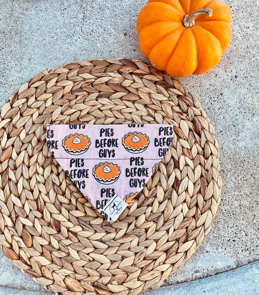 Pies Before Guys/thanksgiving Bandana/thanksgiving/fall Bandanas/fall ...