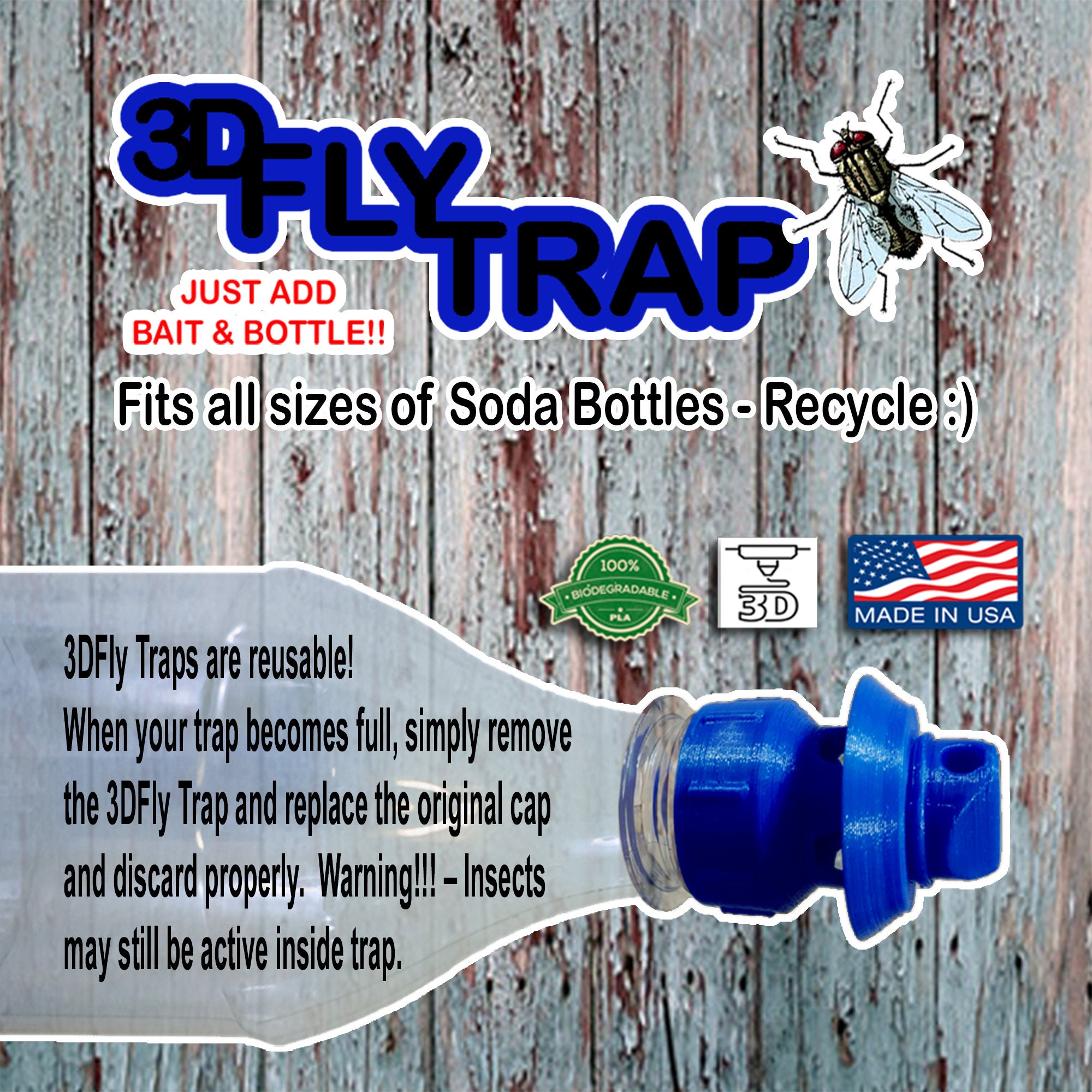 3D Fly Trap - Etsy