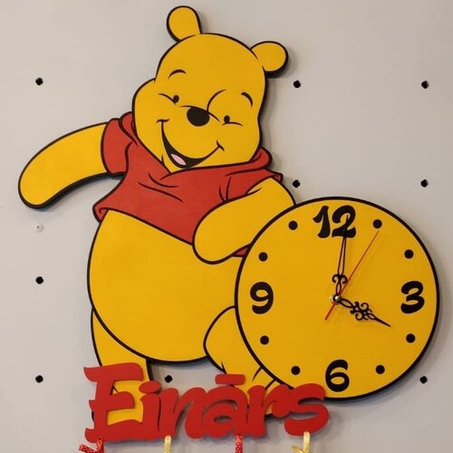 Personalized Wall Clock for Baby Disney Characters Custom - Etsy