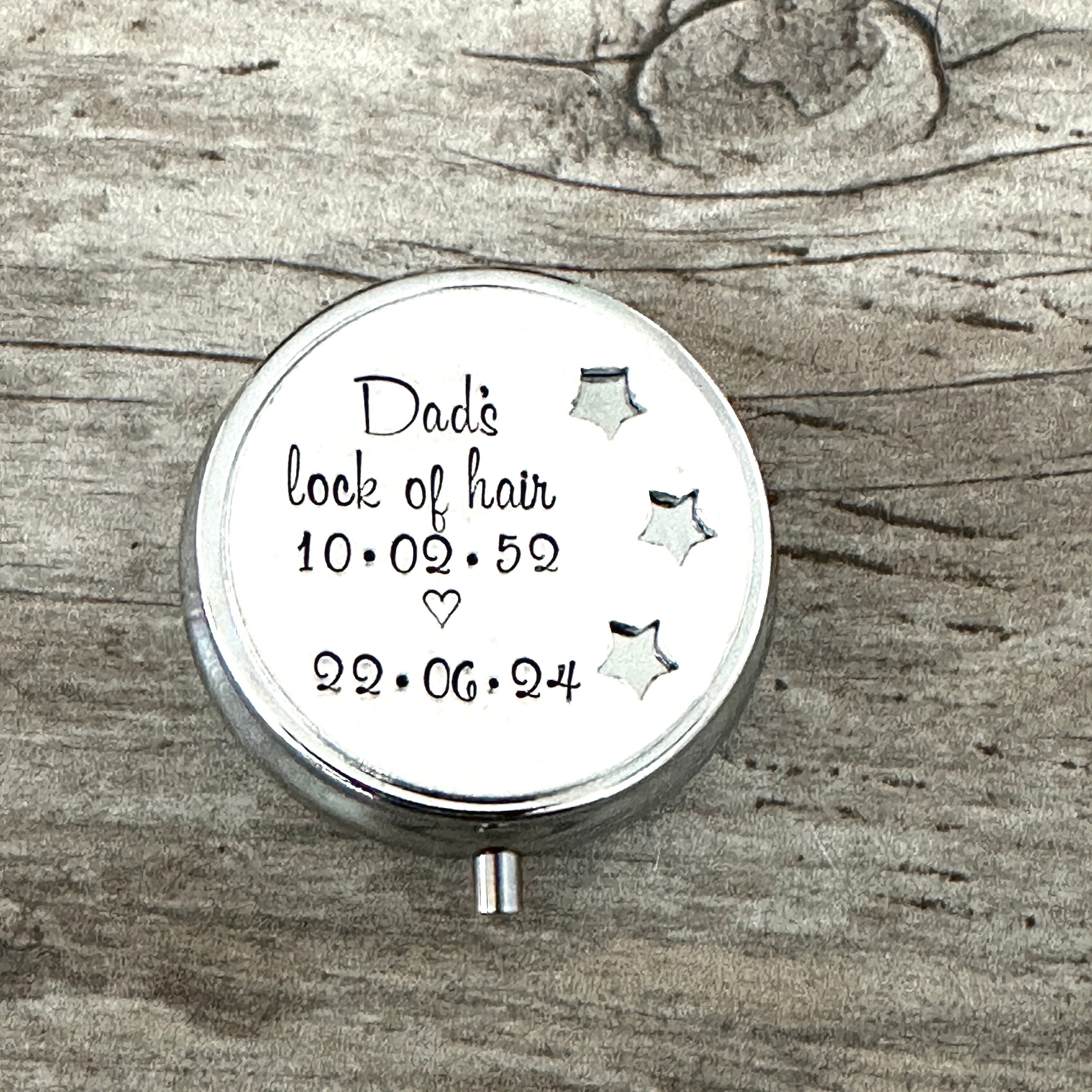 Memorial Keepsake Box for Hair, Trinket Box for Lock of Hair, Sympathy ...