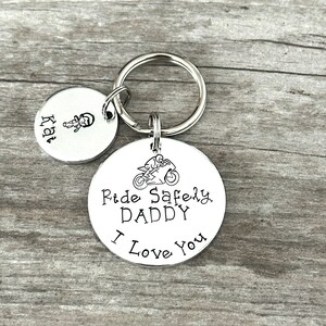 Ride Safe Keyring for Dad, Fathers Day Gift From Kids, Personalised ...