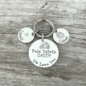 Ride Safe Keyring for Dad, Fathers Day Gift From Kids, Personalised ...