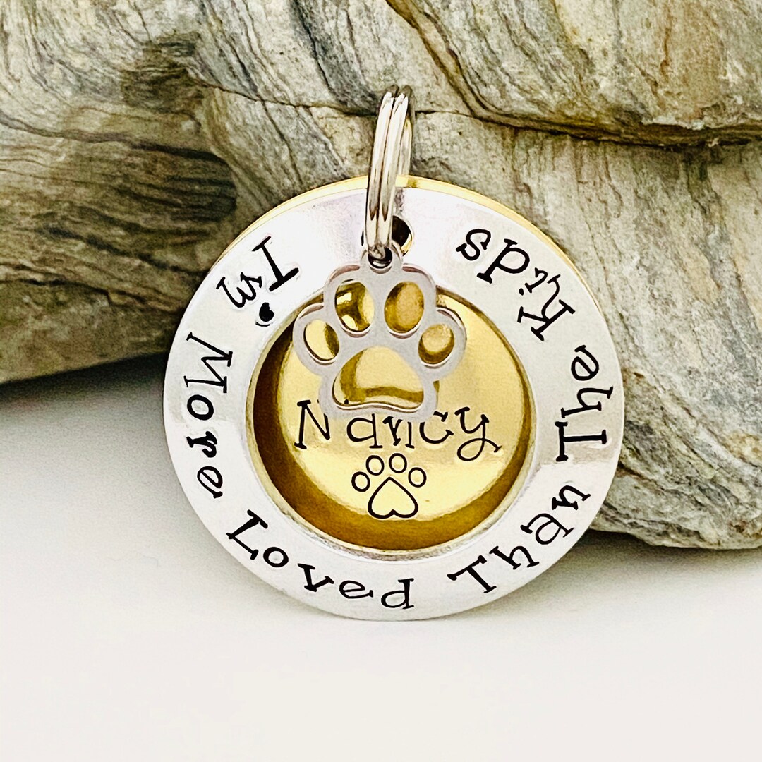 Dog Tag for Dogs, Custom Dog ID Tag, Funny Dog Tag, Dog Collar Name Tag ...