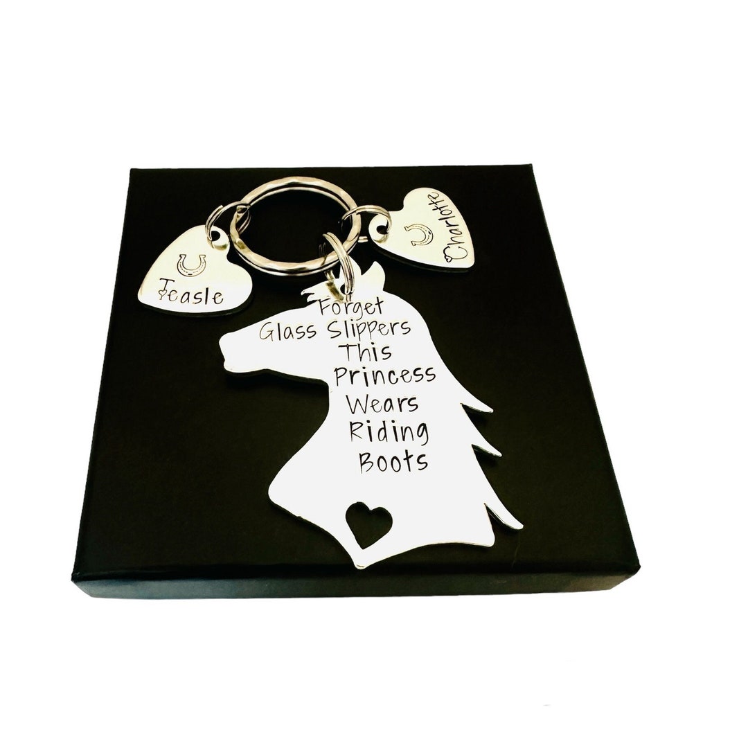 Personalised Horse Keyring, Funny Equestrian Gifts for Horse Lovers ...