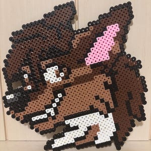 Perler Bead Fursona Badge - Etsy