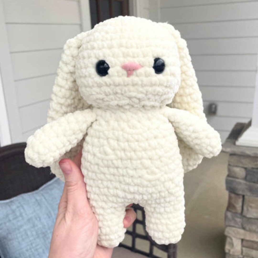 Crochet Bunny Rabbit Plushie Stuffed Animal Toy (without Outfit) - Etsy