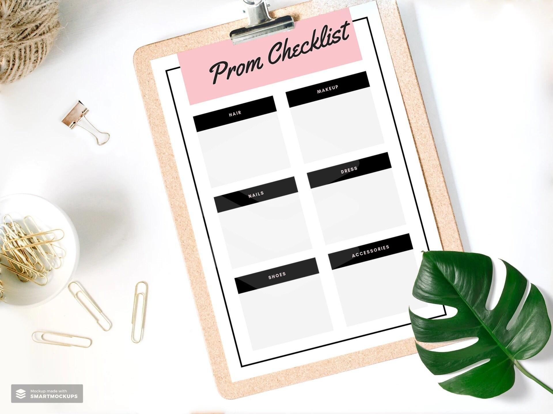 Prom Checklist - Prom Planner - Prom Planning - Prom Planner - Etsy