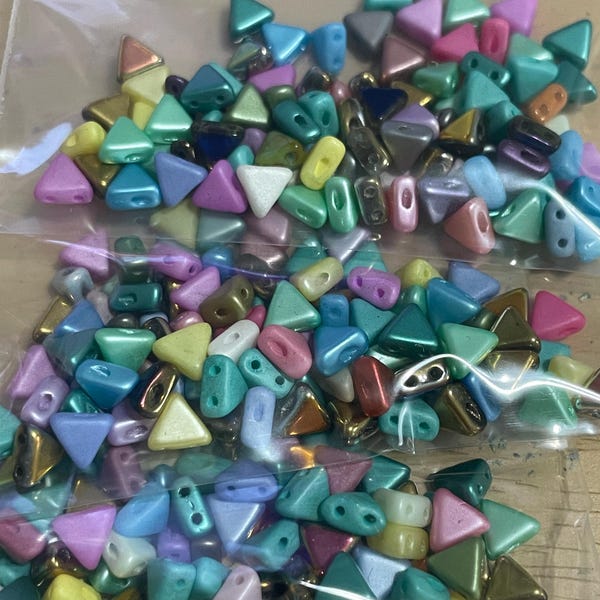 Triangular Beads - Etsy