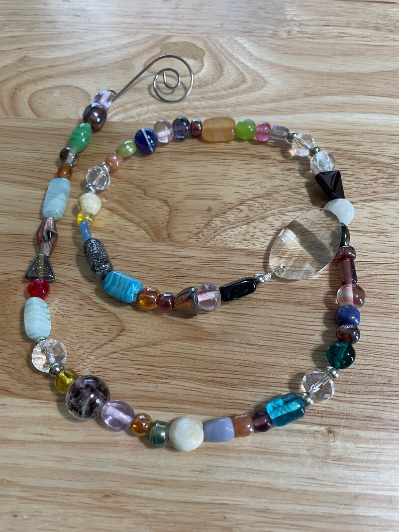 1 Strand Colorful Long Beaded Wall Hanging/tree Hanging/wall - Etsy