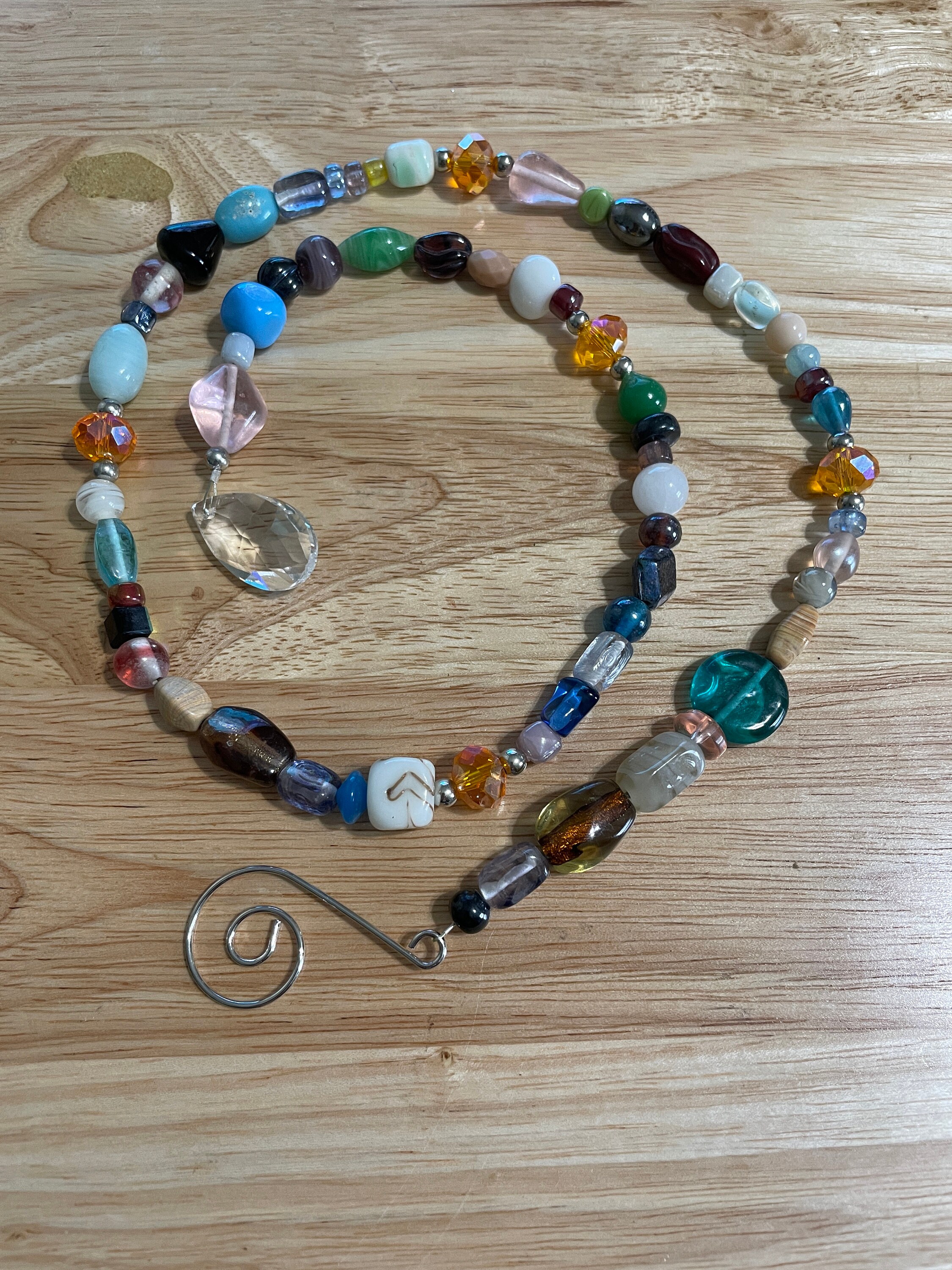 1 Strand Colorful Long Beaded Wall Hanging/tree Hanging/wall - Etsy