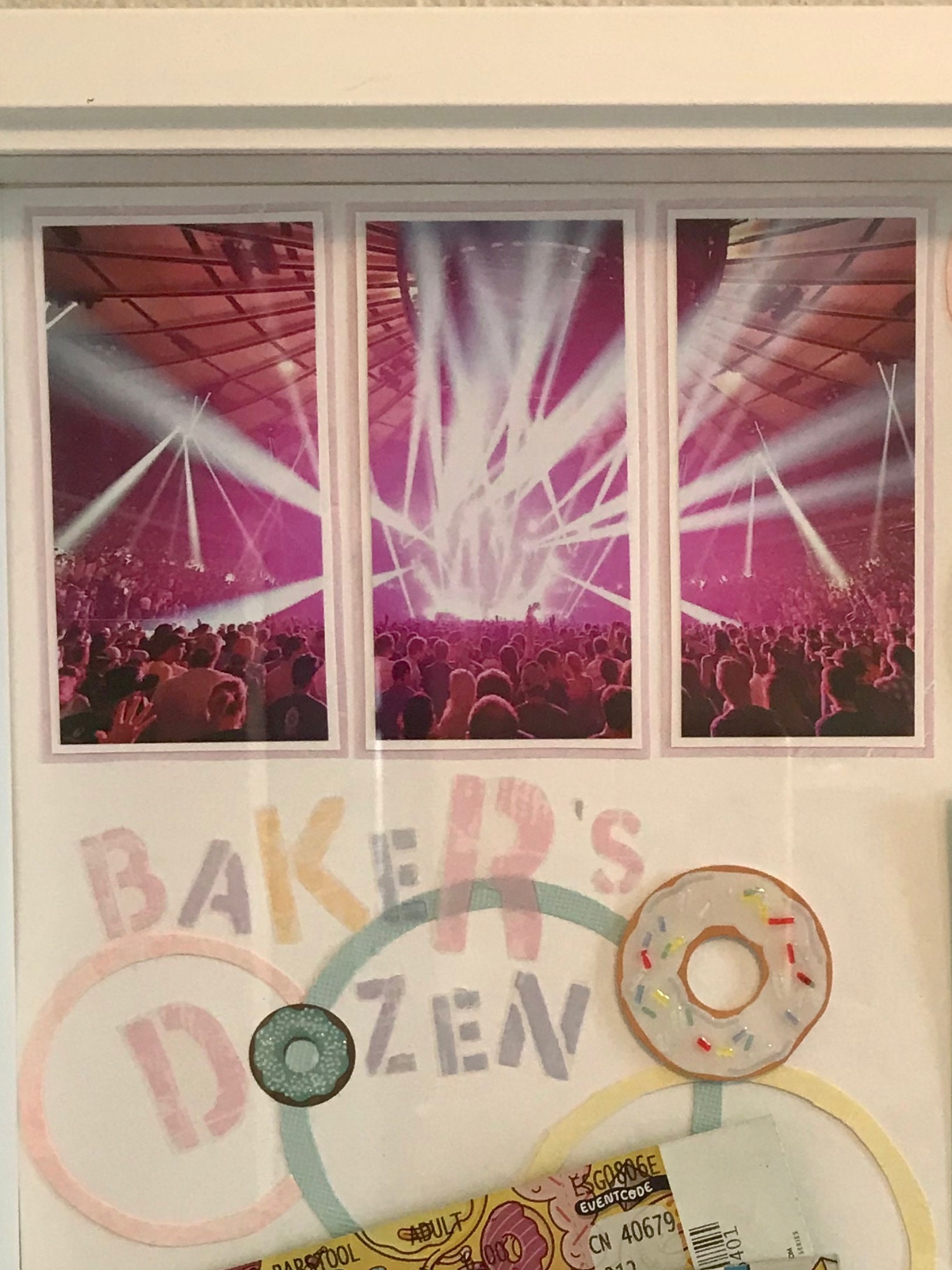 Phish Ticket Stub Custom Shadow Box Baker’s Dozen MSG Live Music ...