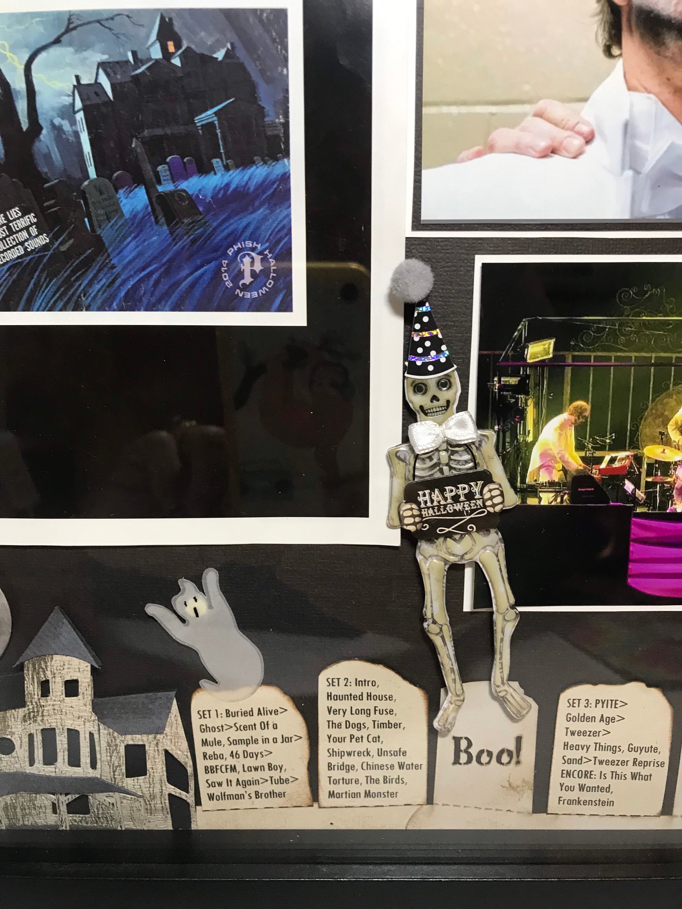 Phish Ticket Stub Display Custom Shadow Box MGM Halloween Live - Etsy