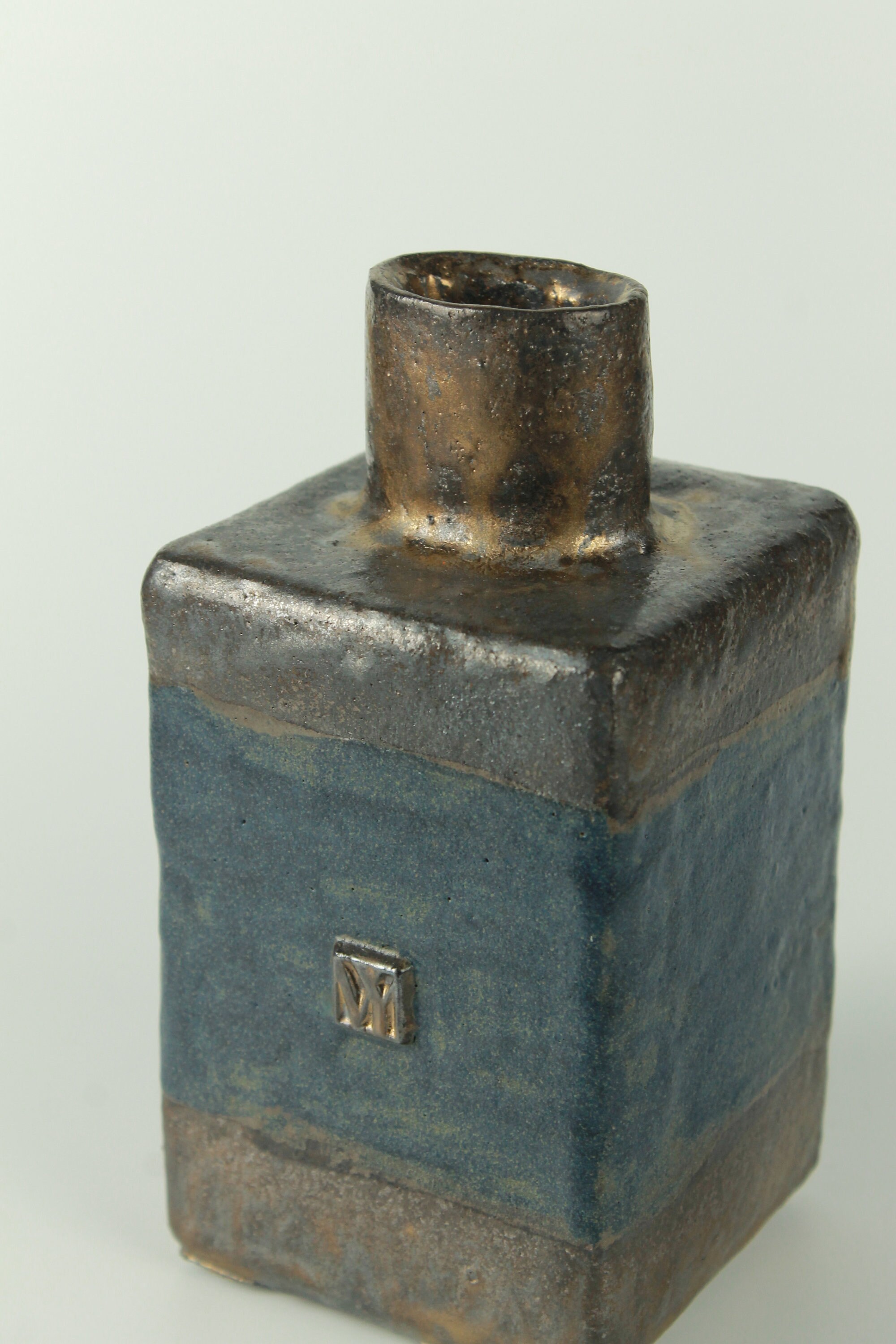 Handmade Rectangular Ceramic Vase, Amazing Color Combination, Eye ...