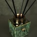 Ceramic Reed Diffuser on Golden and Green Color With Stylish Inserts ...