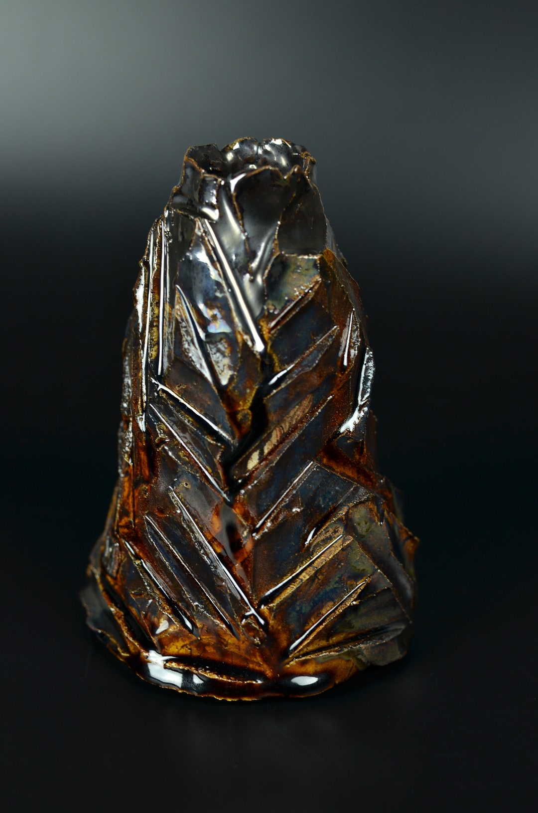 Ceramic Vase Volcano Collection by Verbivsky Ceramics. Ceramic Mini ...