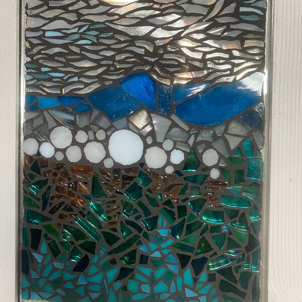 Mountain Scene Stained Glass - Etsy Mountain Scene Stained Glass - Etsy