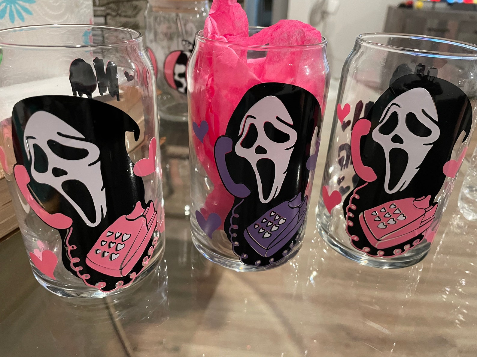 Custom Glass Cups - Etsy