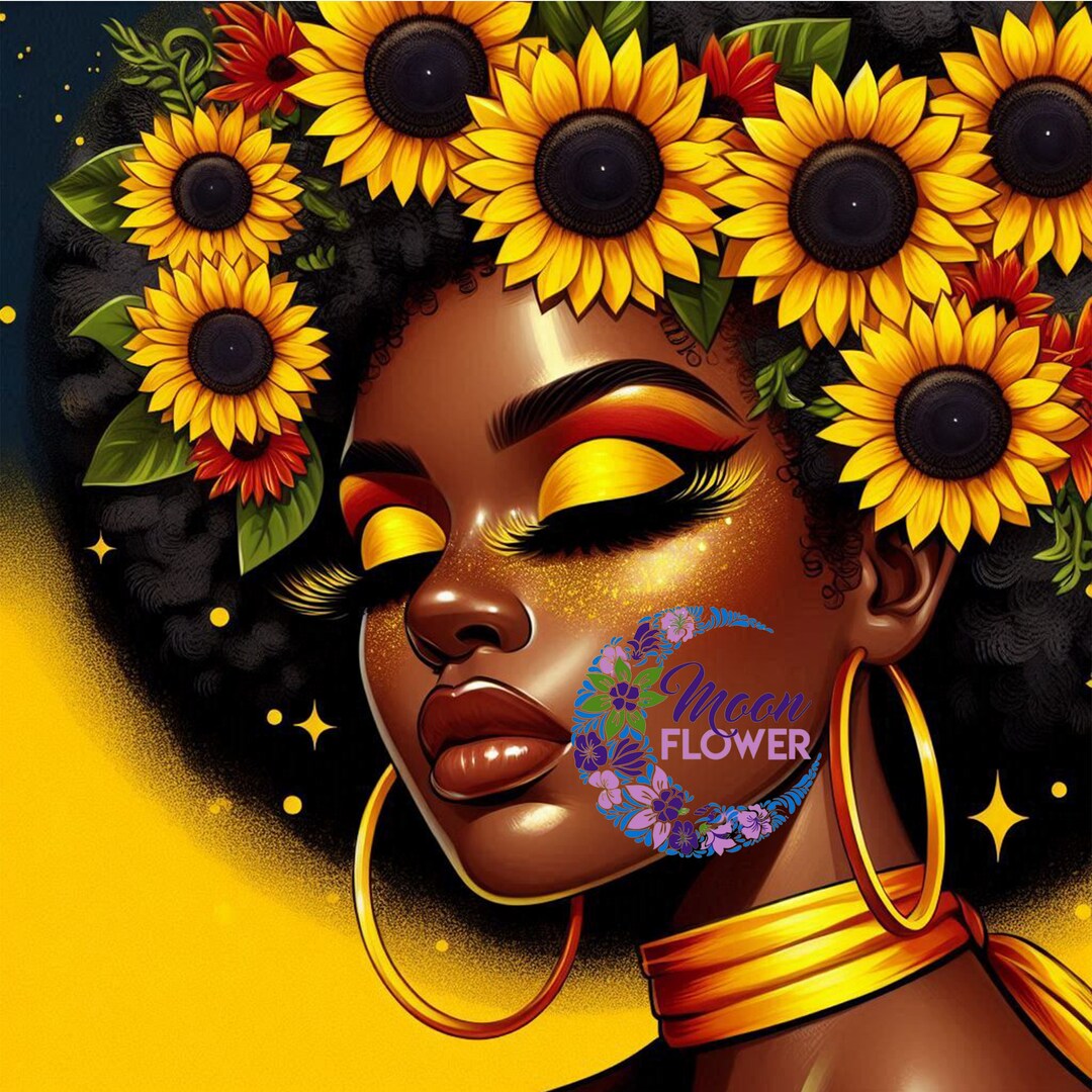 Sunflower Girl Png, Digital Files - Etsy