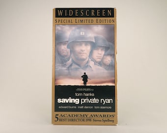 NIP Saving Private Ryan Double VHS Cassette Tape Special Limited ...