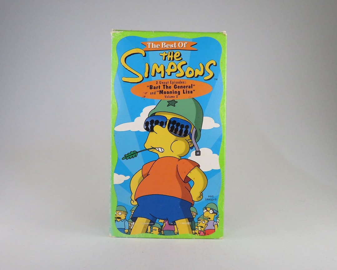 THE SIMPSONS VHS Tape the Best of the Simpsons Volume 2 1997 - Etsy