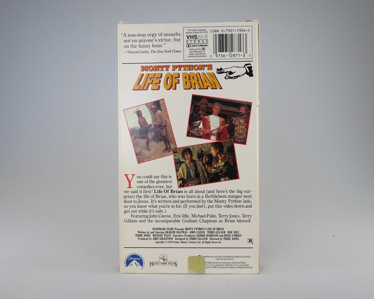 Life of Brian VHS Tape MONTY PYTHON - Etsy UK