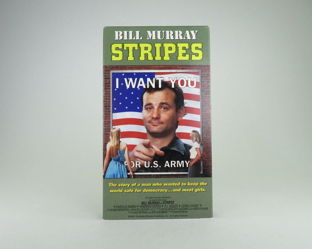 STRIPES VHS Tape, Bill Murray - Etsy