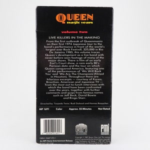 QUEEN VHS Tapes "magic Years" Volumes 1, 2 & 3 (1987) - Etsy